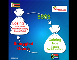 Smuggled goods drain the Zimbabwean economy