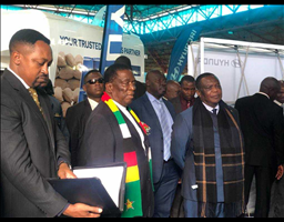 President Mnangagwa opens 2023 Mine Entra Exhibiti...