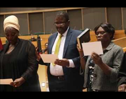 Tshabangu sworn in as senator