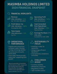 Masimba Holdings Projects Growth in 2025