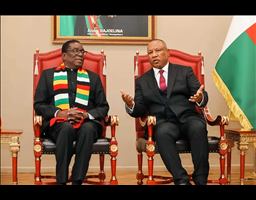 President Mnangagwa bids farewell to SADC chairman...